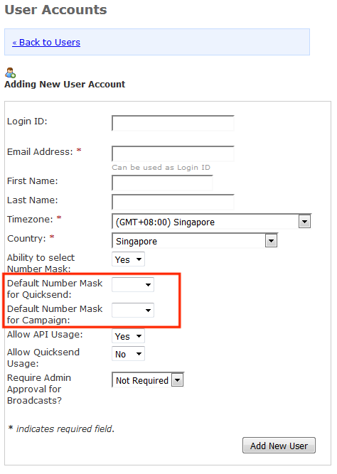 CommzGate Admins: How to set a default SMS SenderID (Number Mask) for ...